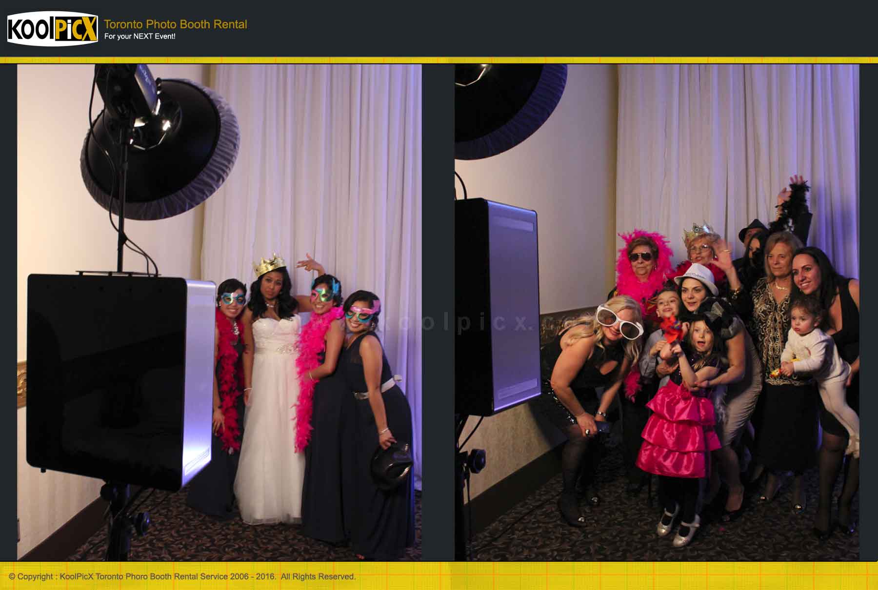 Photo Booth Fun at Julius Banquet Centre | Koolpicx Toronto Photo Booth Rental | Best Photobooth ...